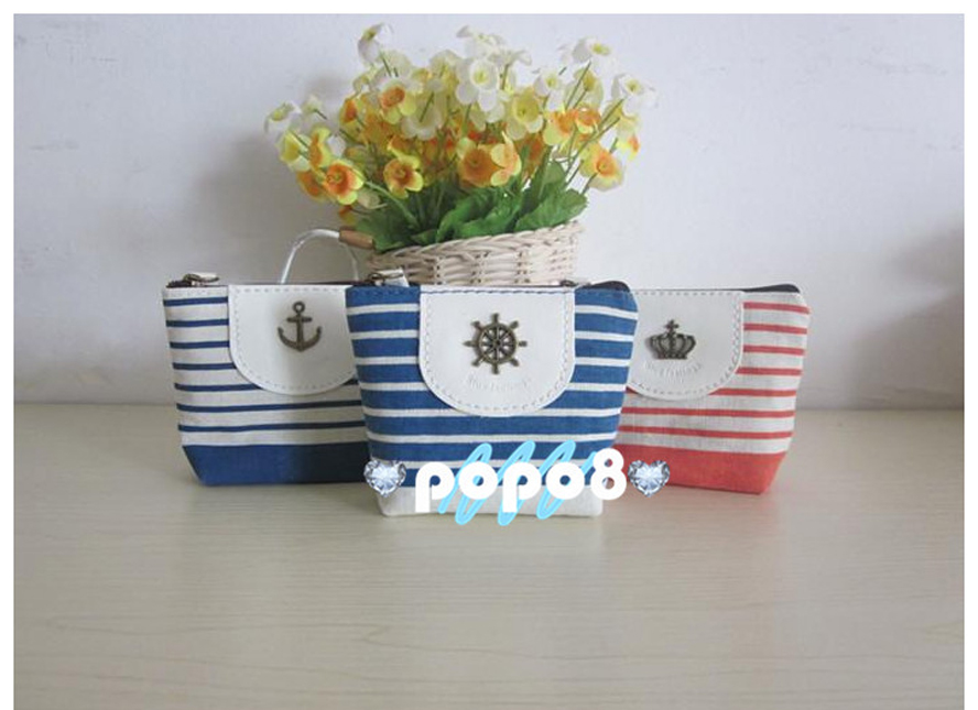 Coin Bag, Coin Pouch, Cute Navy Blue Coin Bag, Coin Pouch, Navy Blue ...